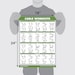 QUICKFIT Workout Poster Cable Machine, an Exercise Chart for Cable ...