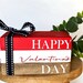 Happy Valentine’s Day Mini Book Stack / Valentines Tiered Tray Decor ...