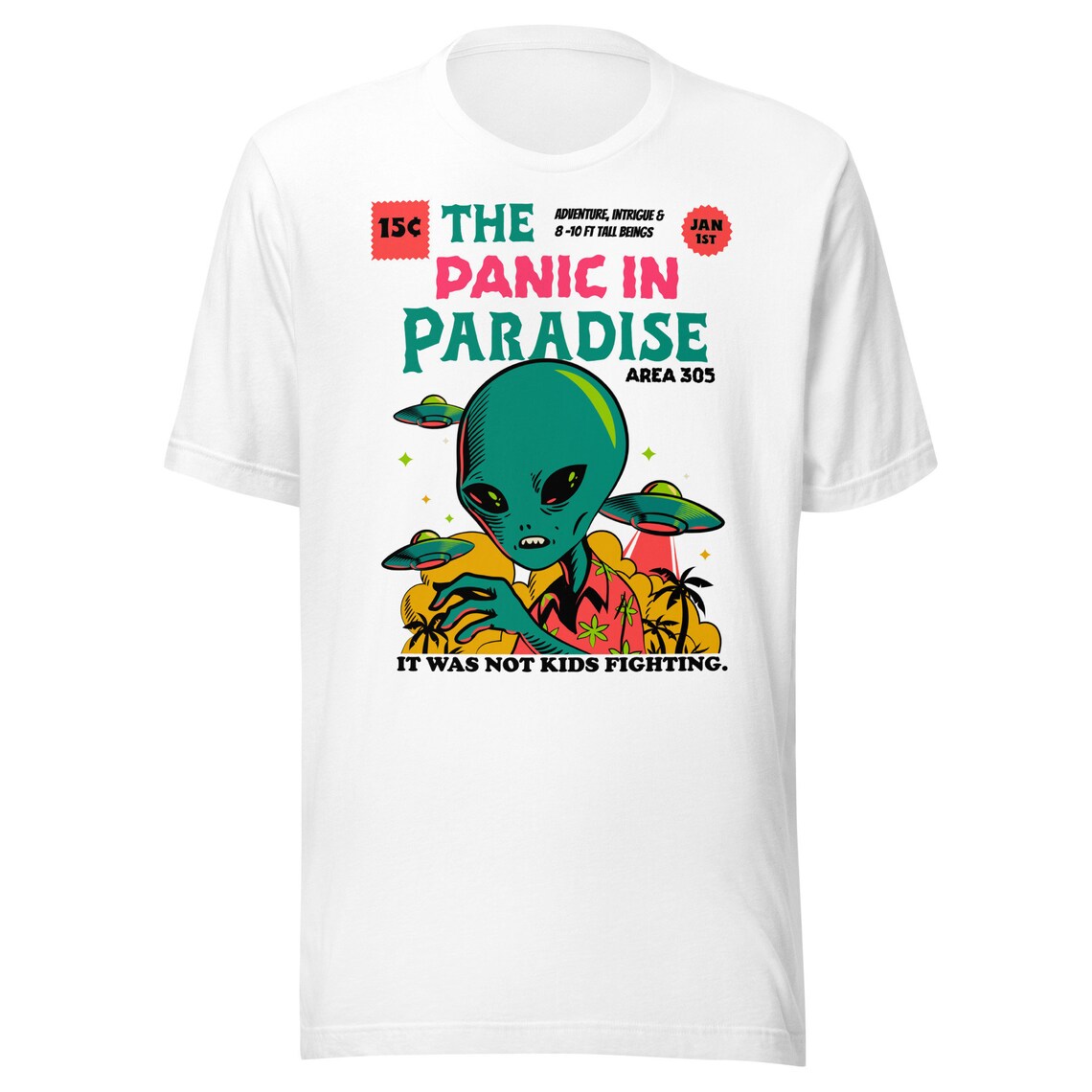 The Panic in Paradise ( Miami Aliens) - Etsy