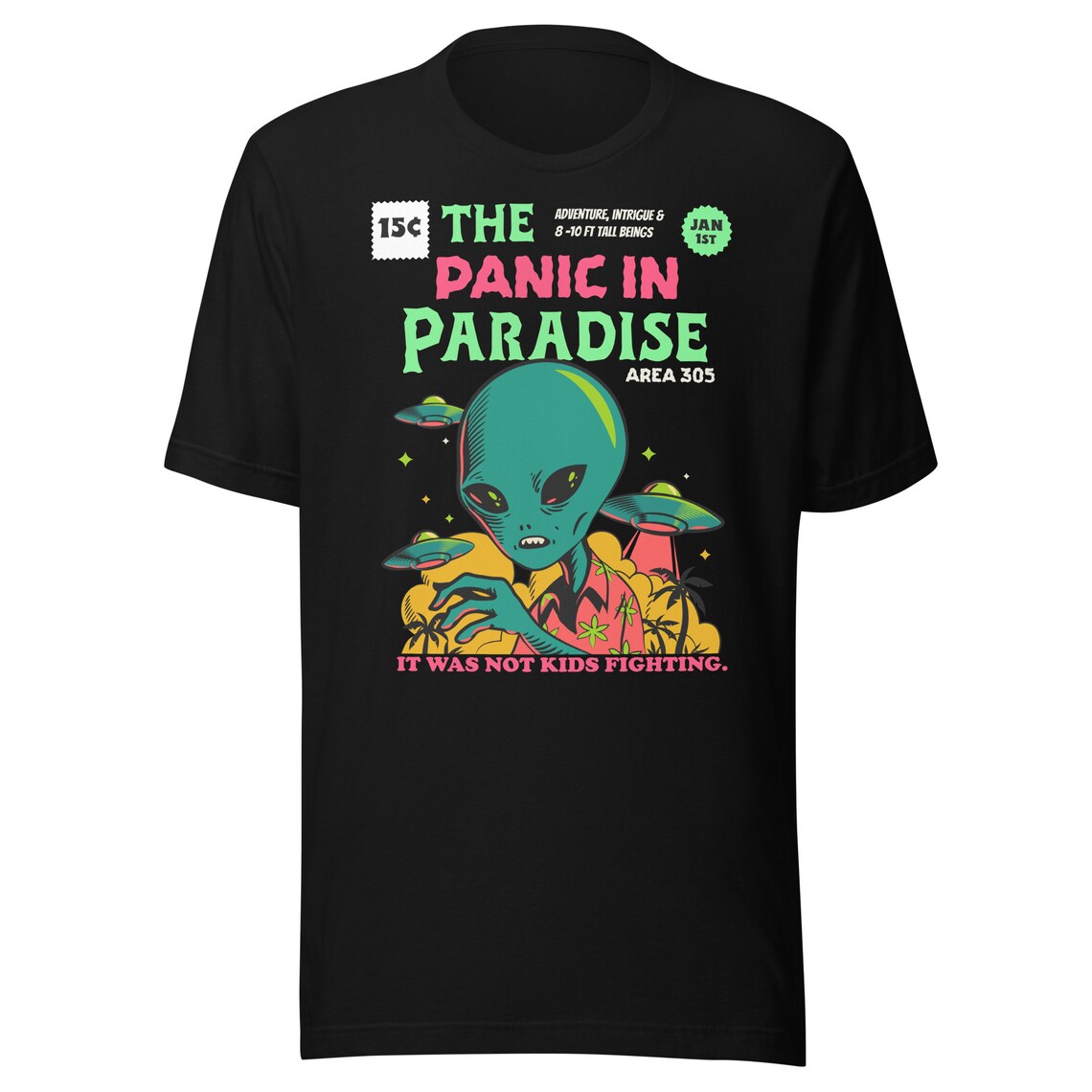 The Panic in Paradise ( Miami Aliens) - Etsy