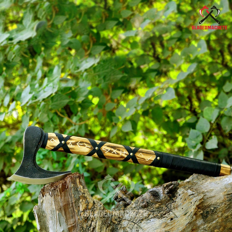 Custom Throwing Axe Forged Carbon Steel Viking Axe Custom - Etsy