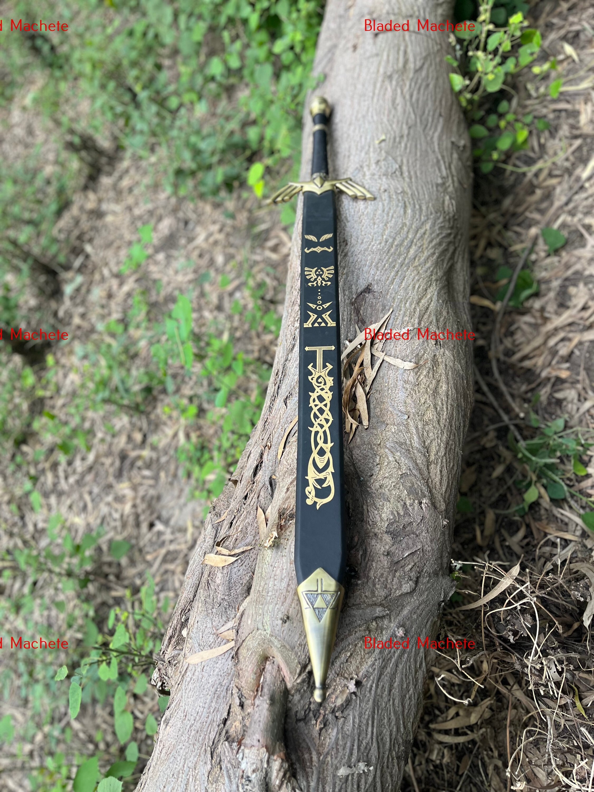 Legend of Zelda Master Sword Replica With Scabbard Anime - Etsy