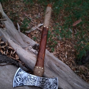 Medieval Double Head Axe, Best Throwing Axe, Viking Carbon Forged Axe ...