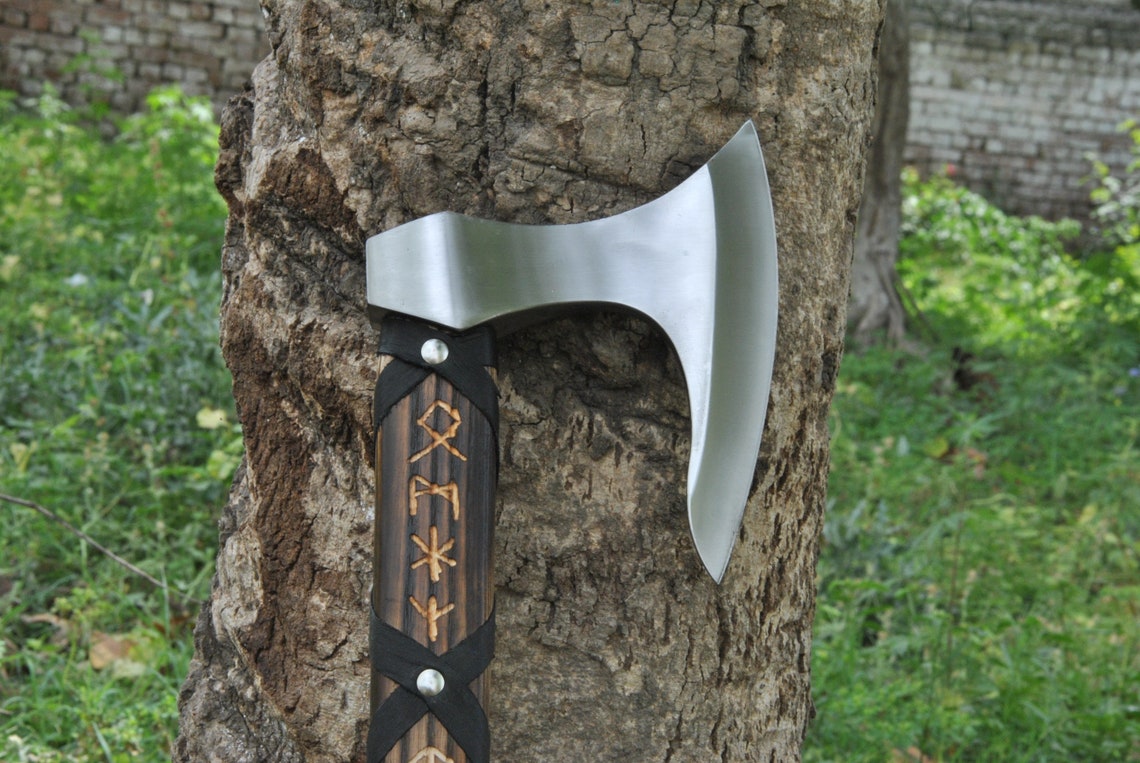 24 Ragnar Lothbrok Axe Custom Hand Forged Viking Axe Hatchet - Etsy
