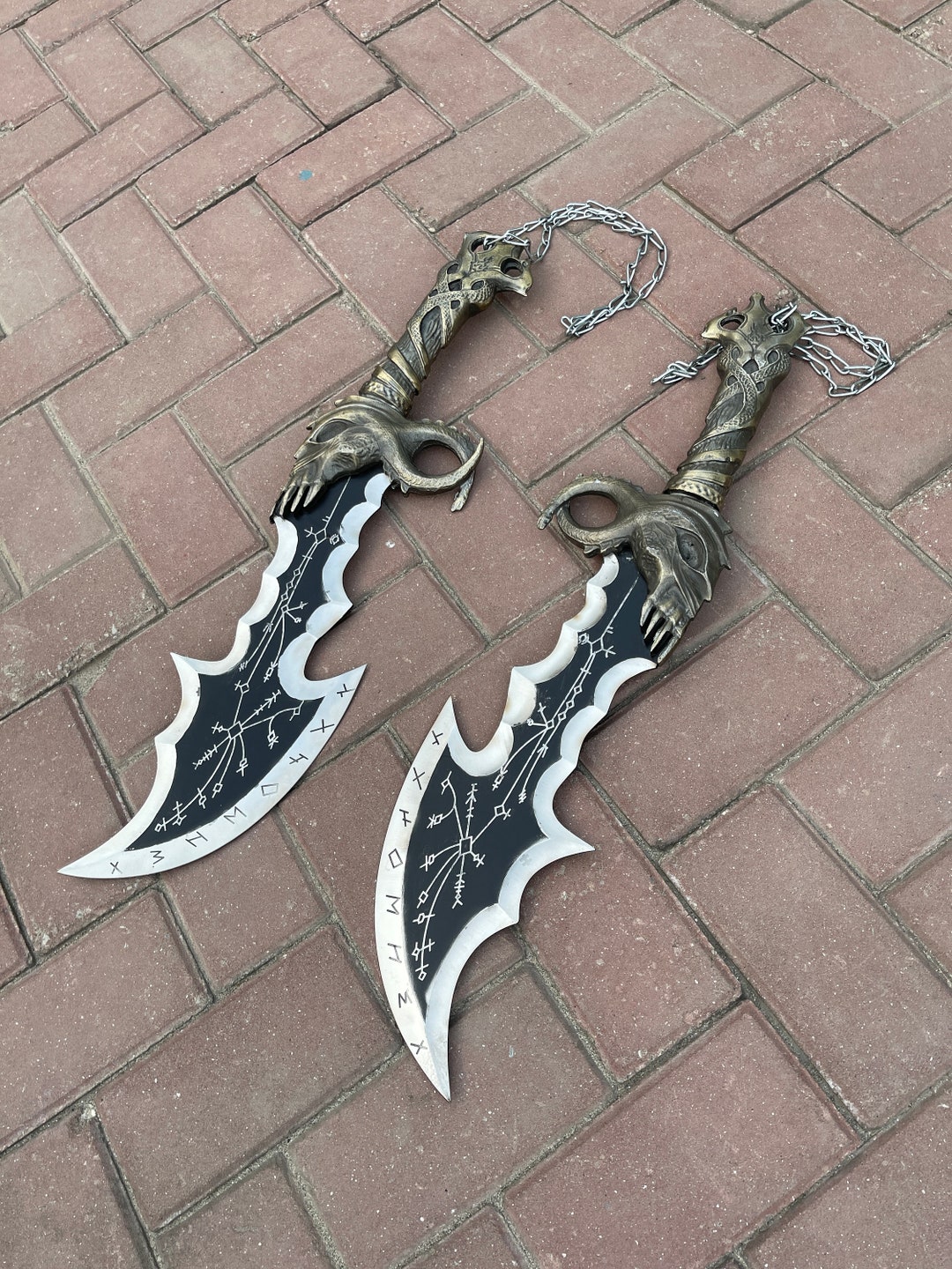 Hand Forged Ghost of Sparta's Chaos, God of War Choas Blade Slayer ...