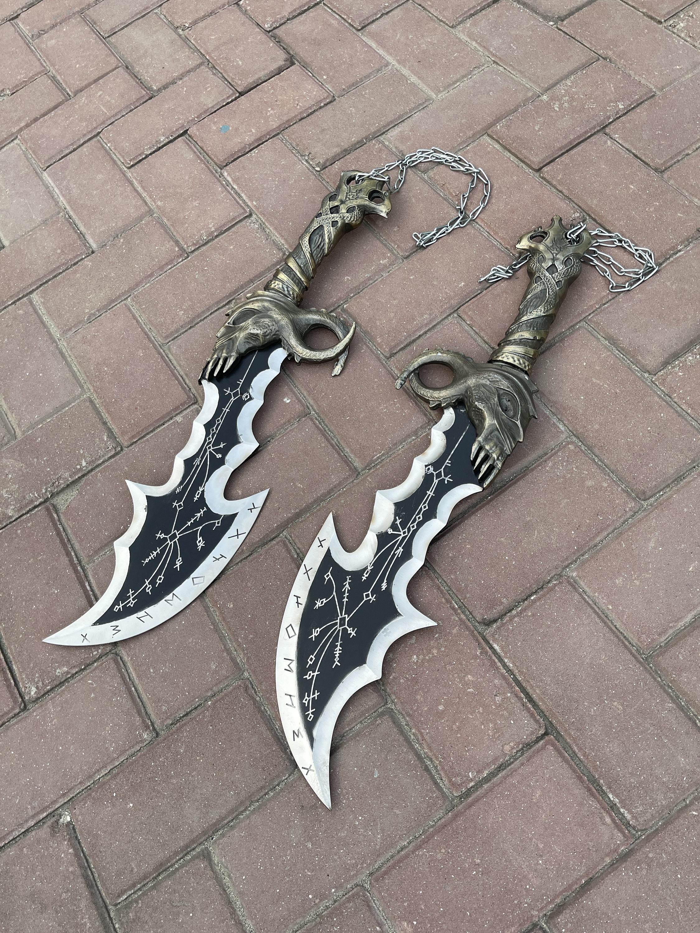 Hand Forged Ghost of Sparta's Chaos, God of War Choas Blade Slayer ...