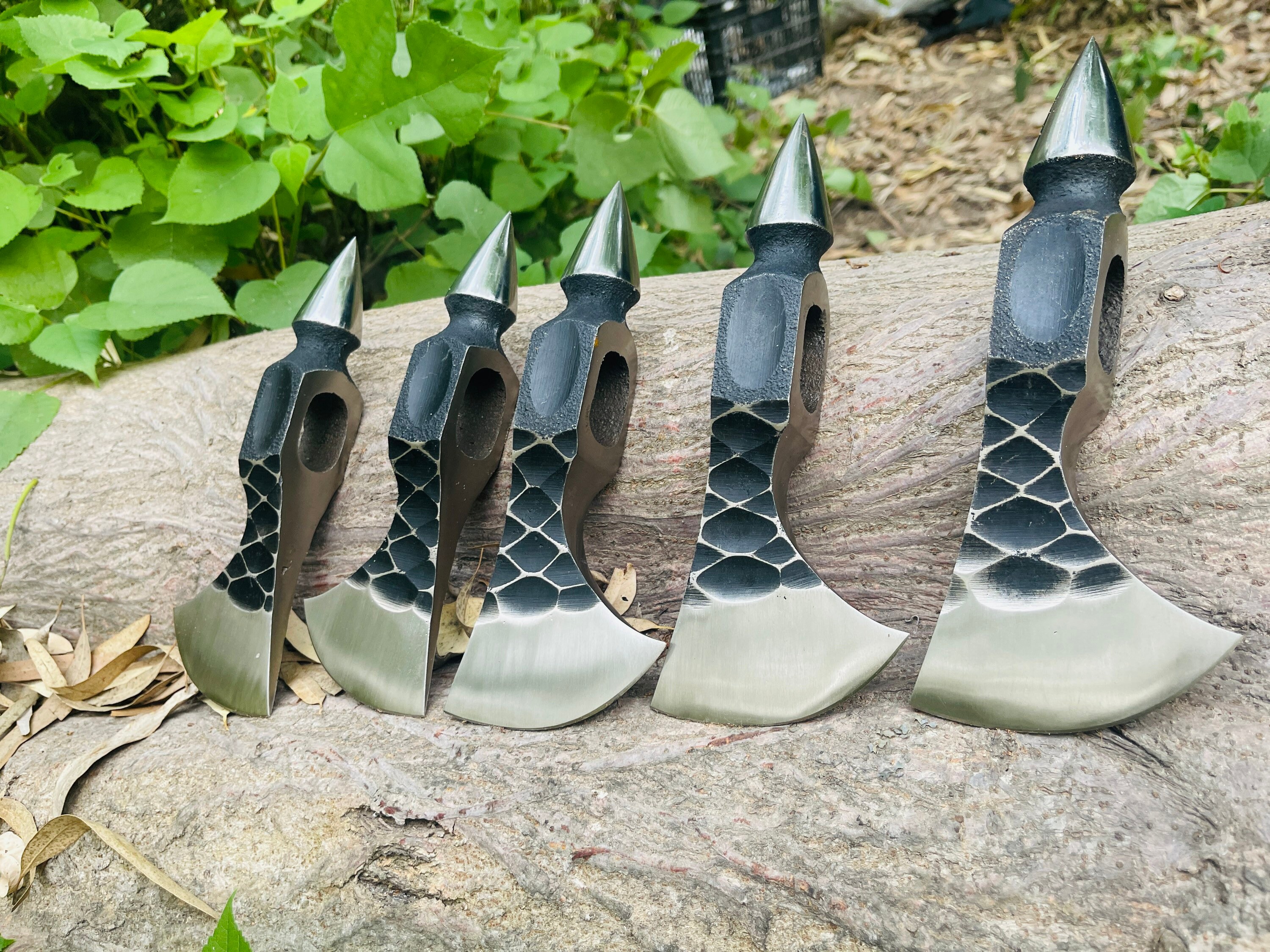 Viking Tomahawk Axe Head 05, Hand Forged High Carbon Steel Spike Axe ...