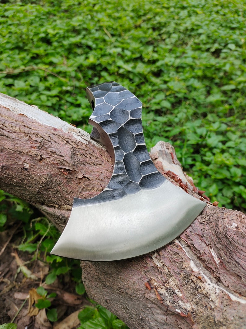 Viking Axe Head, Hand Forged High Carbon Steel Tomahawk Axe Head ...