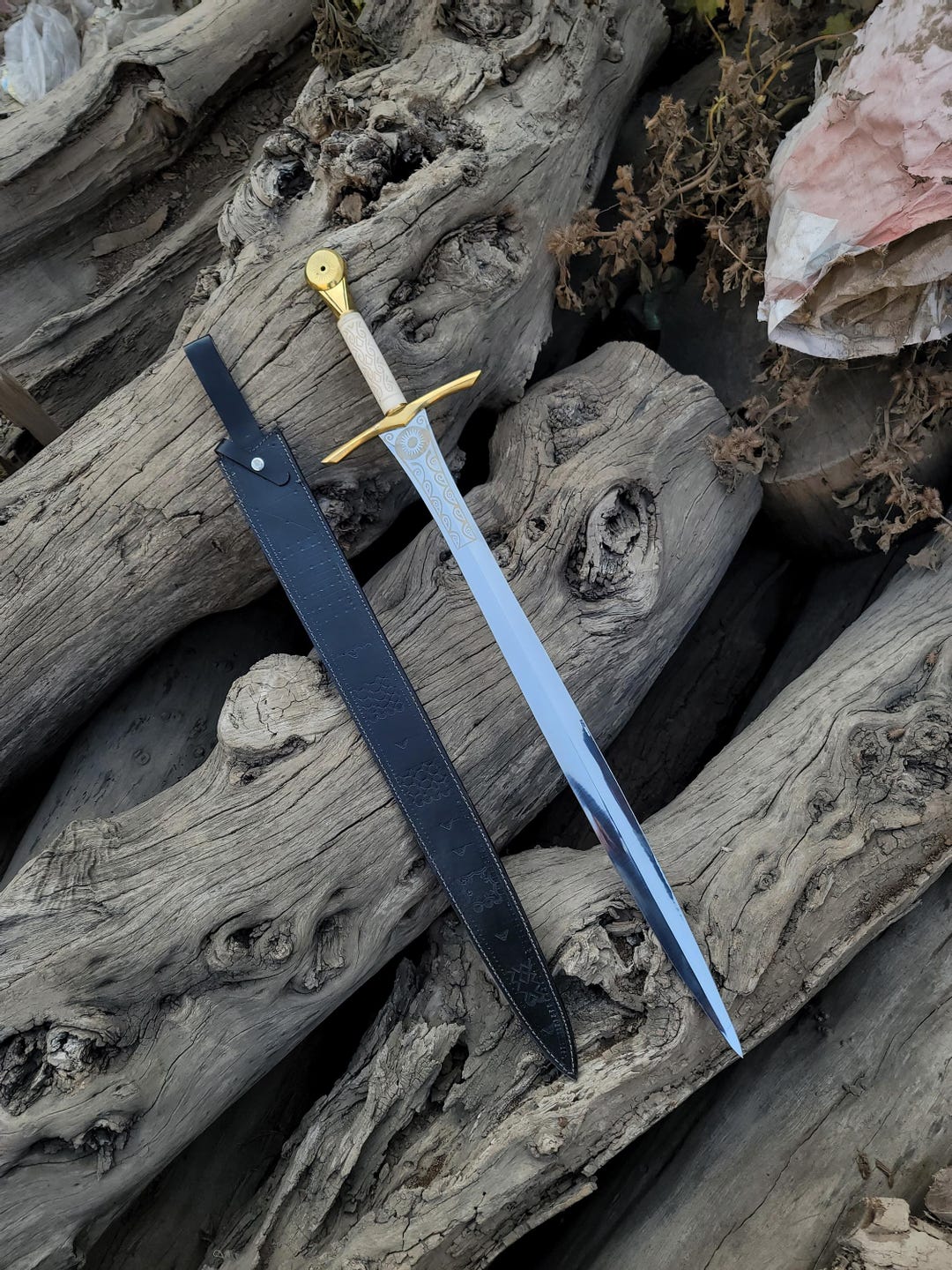 Custom Elendil's Sword From Ring of Power, Hand Forged Carbon Steel ...