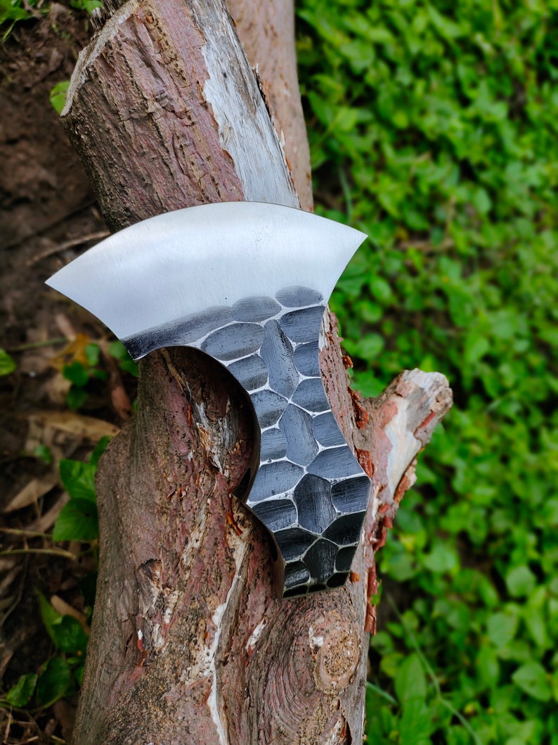 Viking Axe Head, Hand Forged High Carbon Steel Tomahawk Axe Head ...