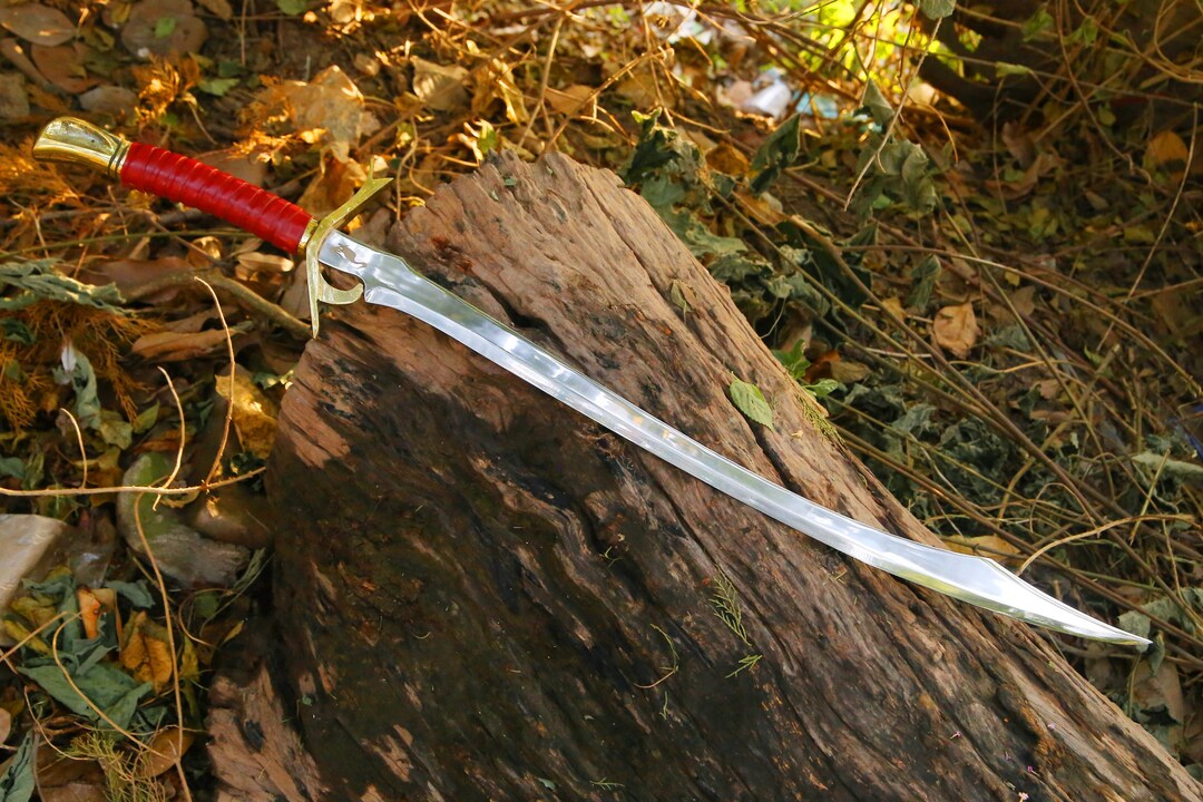 Heron Marked Sword: Engraved Medieval Style Display Sword With Scabbard ...