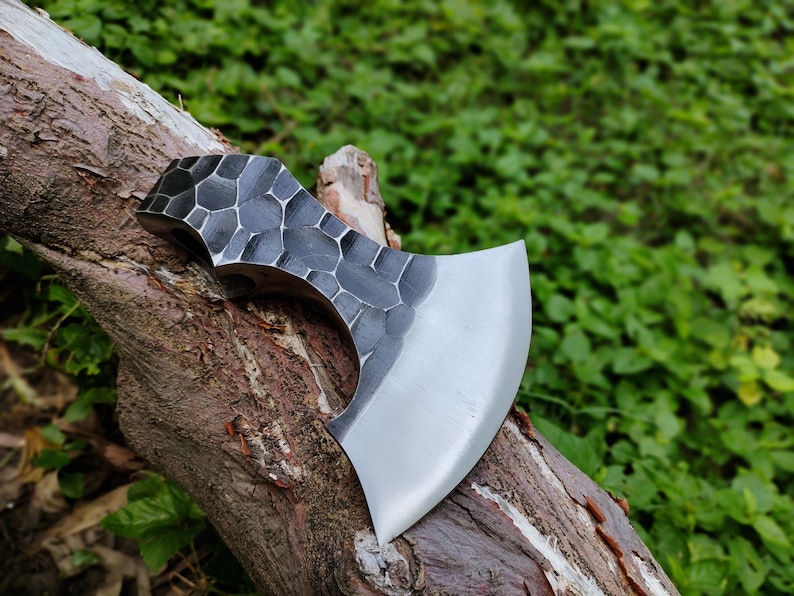 Viking Axe Head, Hand Forged High Carbon Steel Tomahawk Axe Head ...