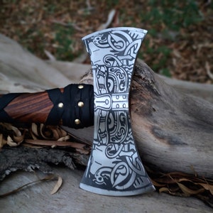 Medieval Double Head Axe, Best Throwing Axe, Viking Carbon Forged Axe ...