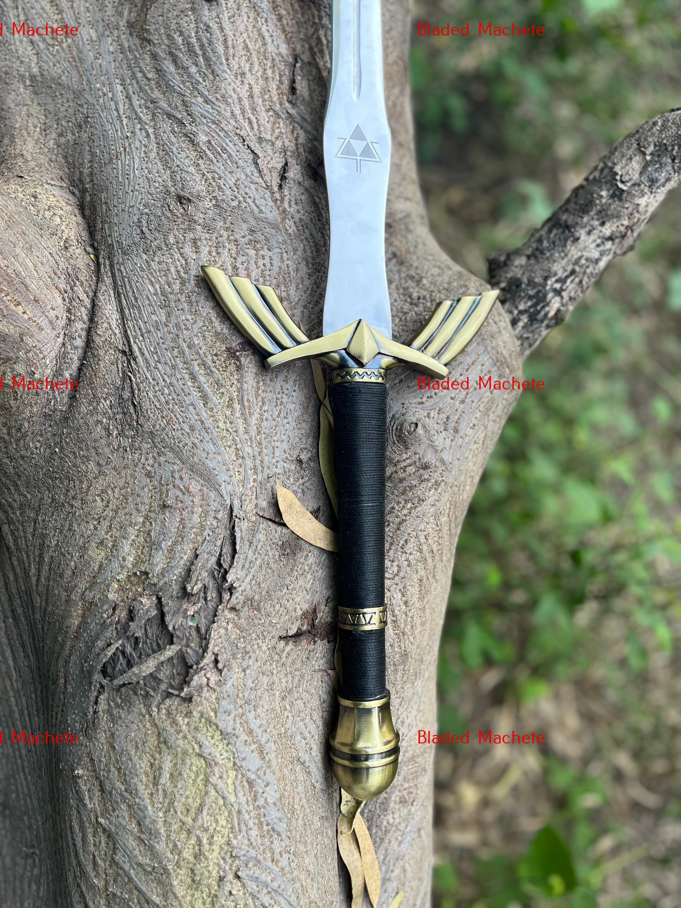 Legend Of Zelda Master Sword Replica With Scabbard Anime Etsy