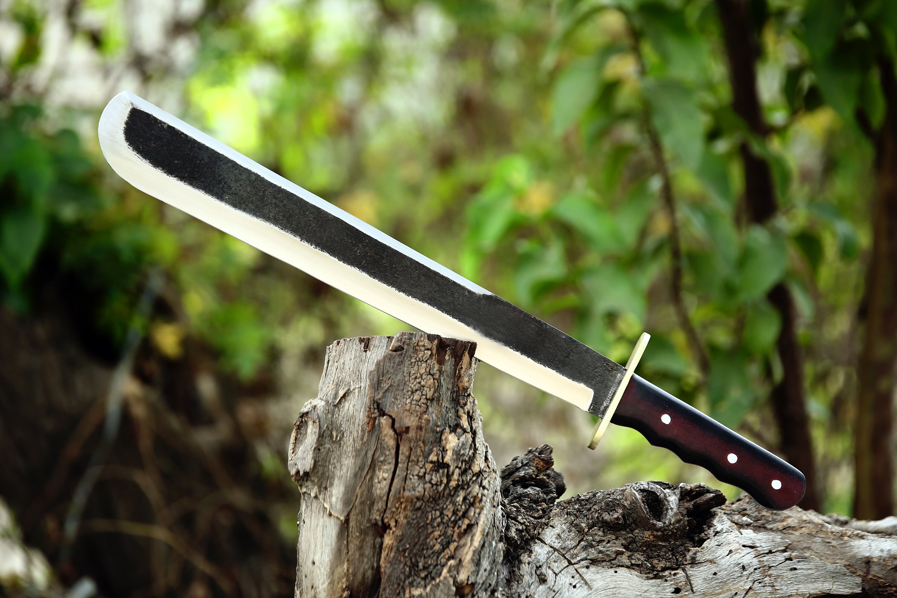 Camping MACHETE Knife, Handmade Machete Full Tang Knife With Unique ...