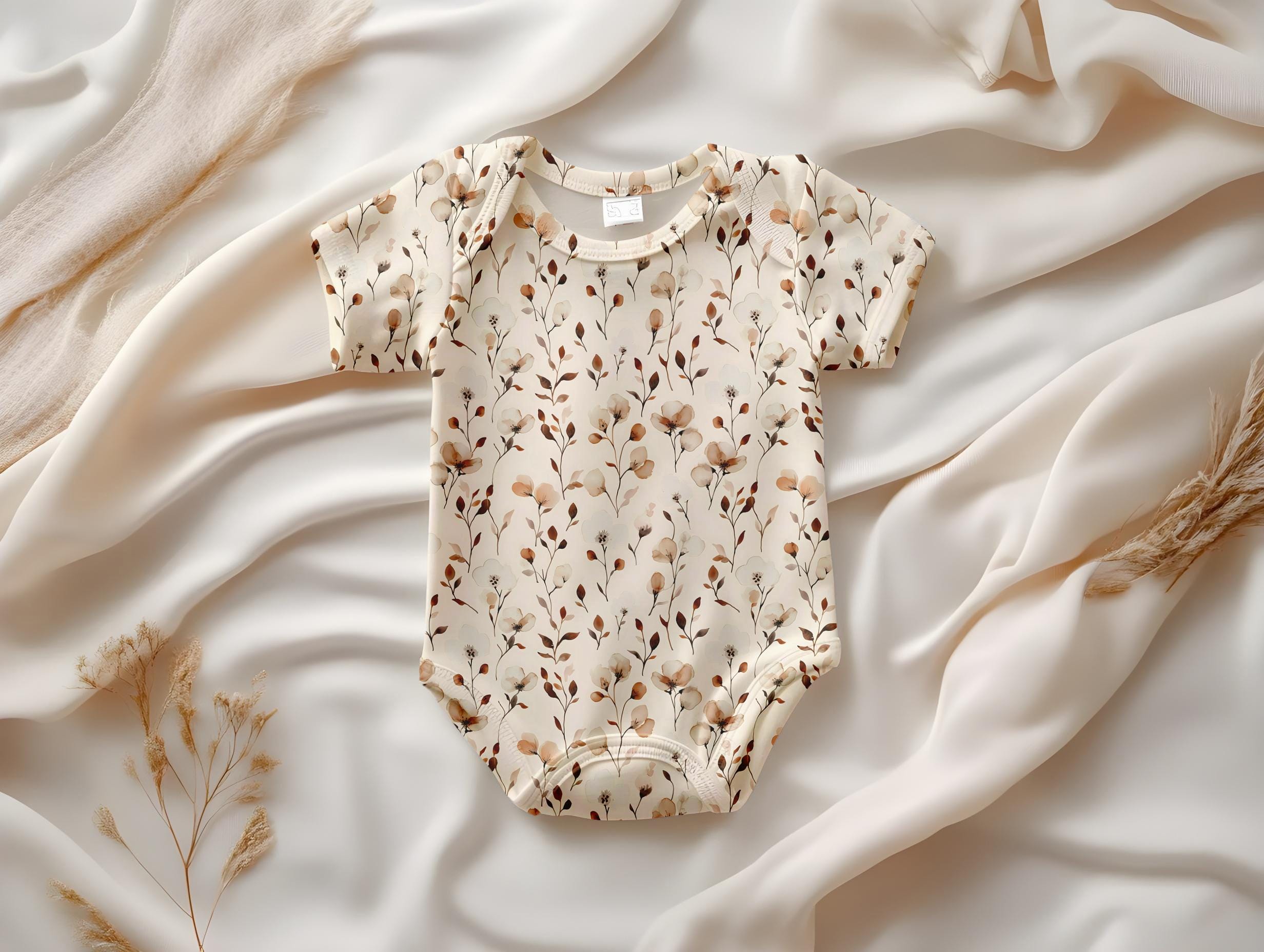 Tiny Florals Watercolour Seamless Pattern - Boho Floral Digital Paper ...