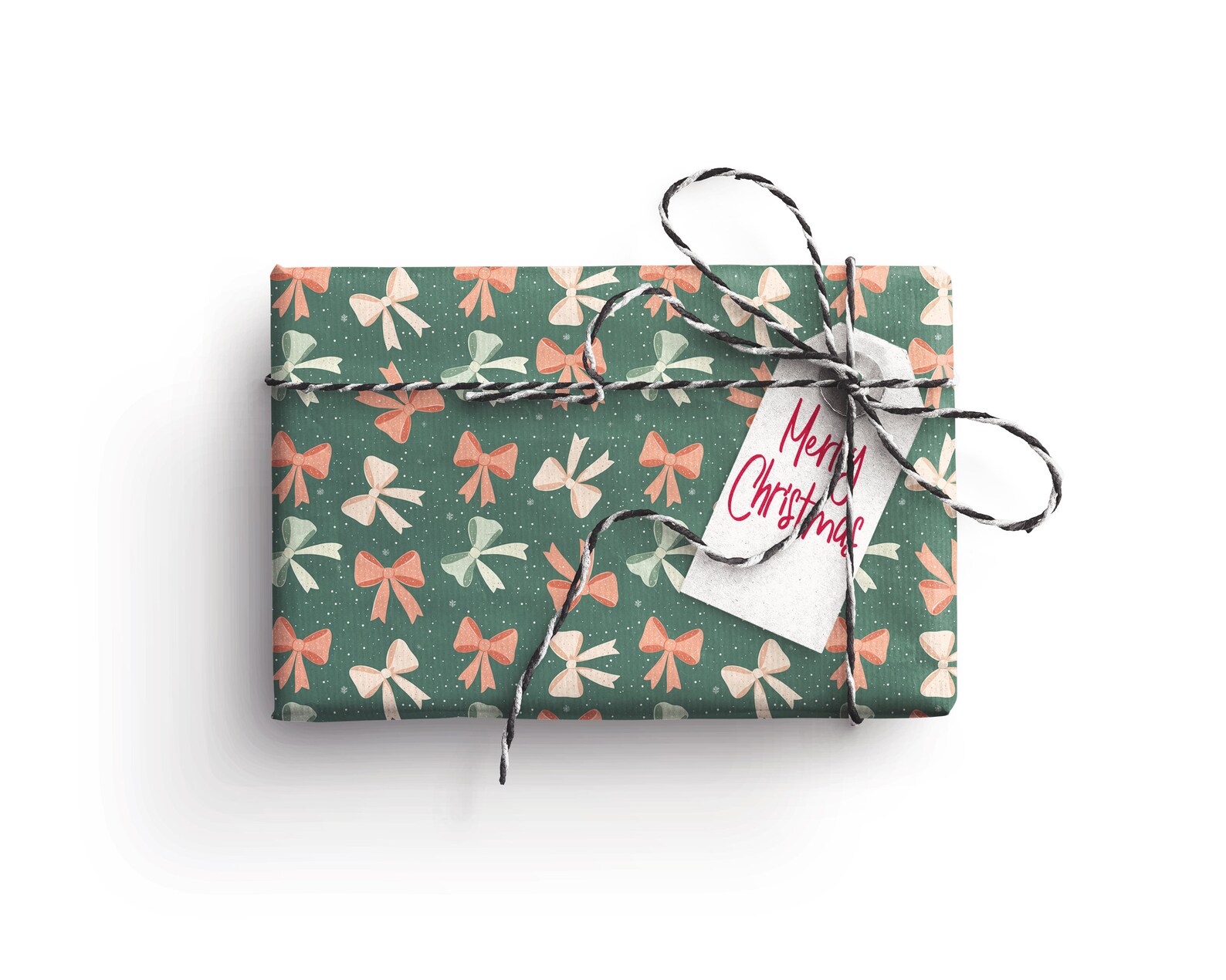 Bow Christmas Seamless Pattern, Coquette Christmas Pattern Design ...