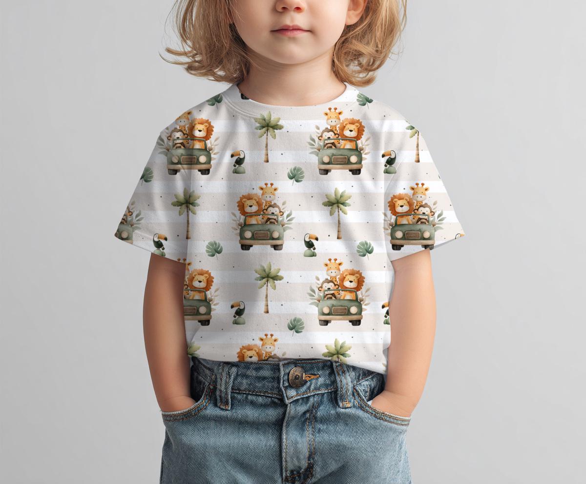 Safari Animals Seamless Pattern - Jungle Nursery Fabric Design ...
