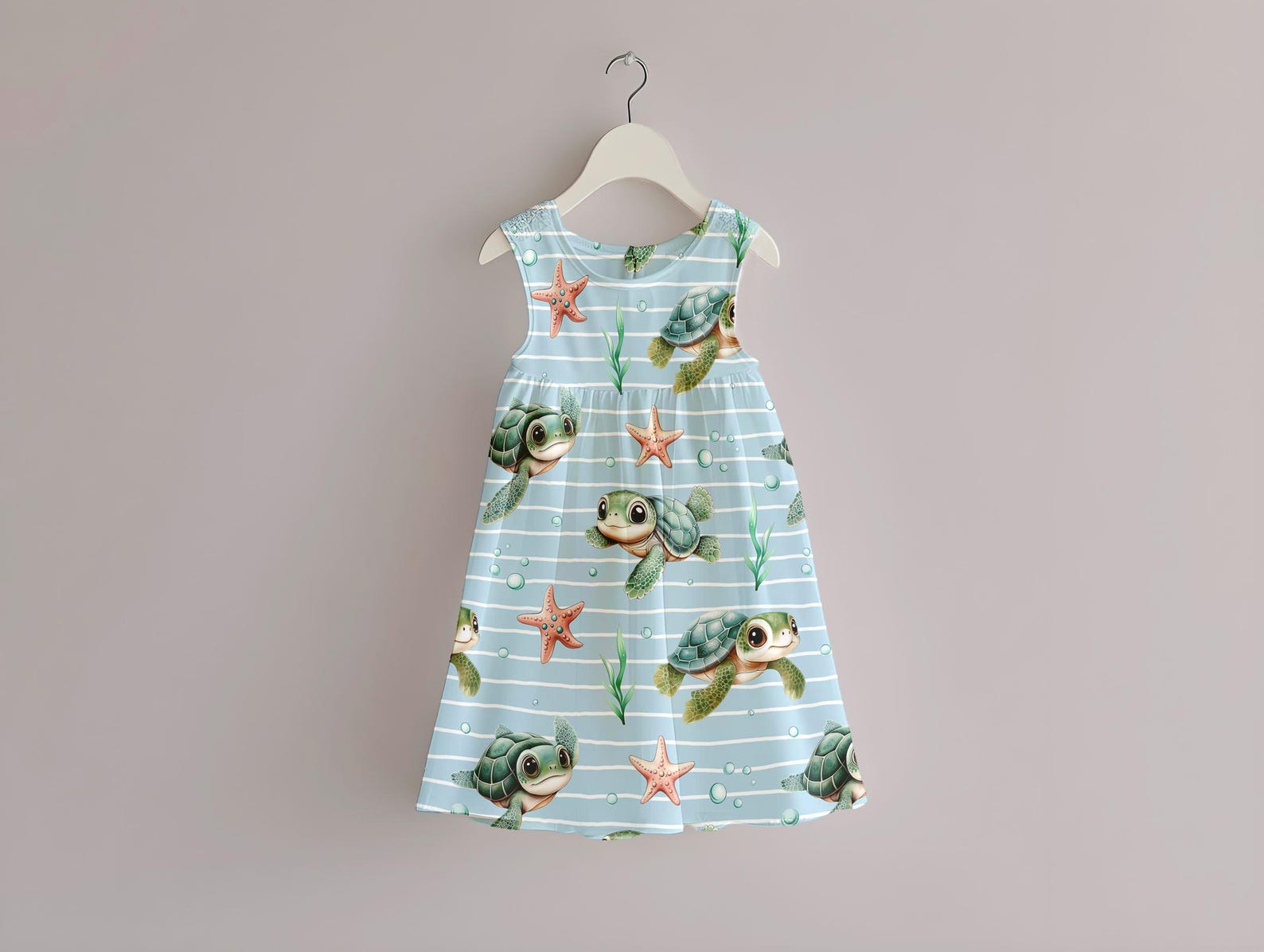 Turtle Exclusive Seamless Patter, Cute Watercolour Turtle Fabric Design ...