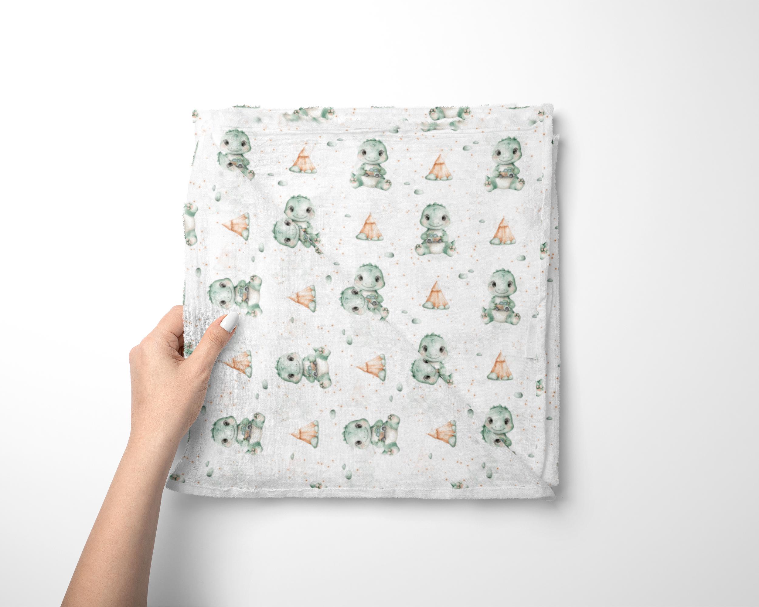 Adorable Baby Dinosaur Seamless Pattern | Cute Watercolor Dino Fabric ...