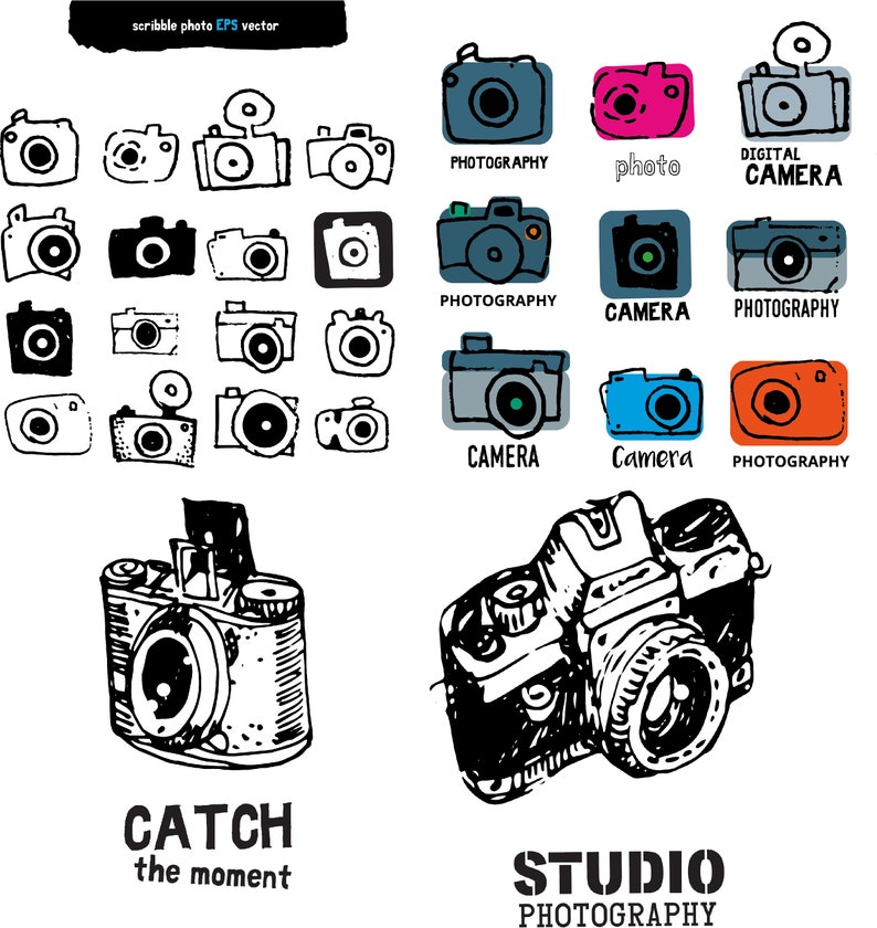 Camera Photography Svg Camera Bundle Svg Photo Cut Files | Etsy