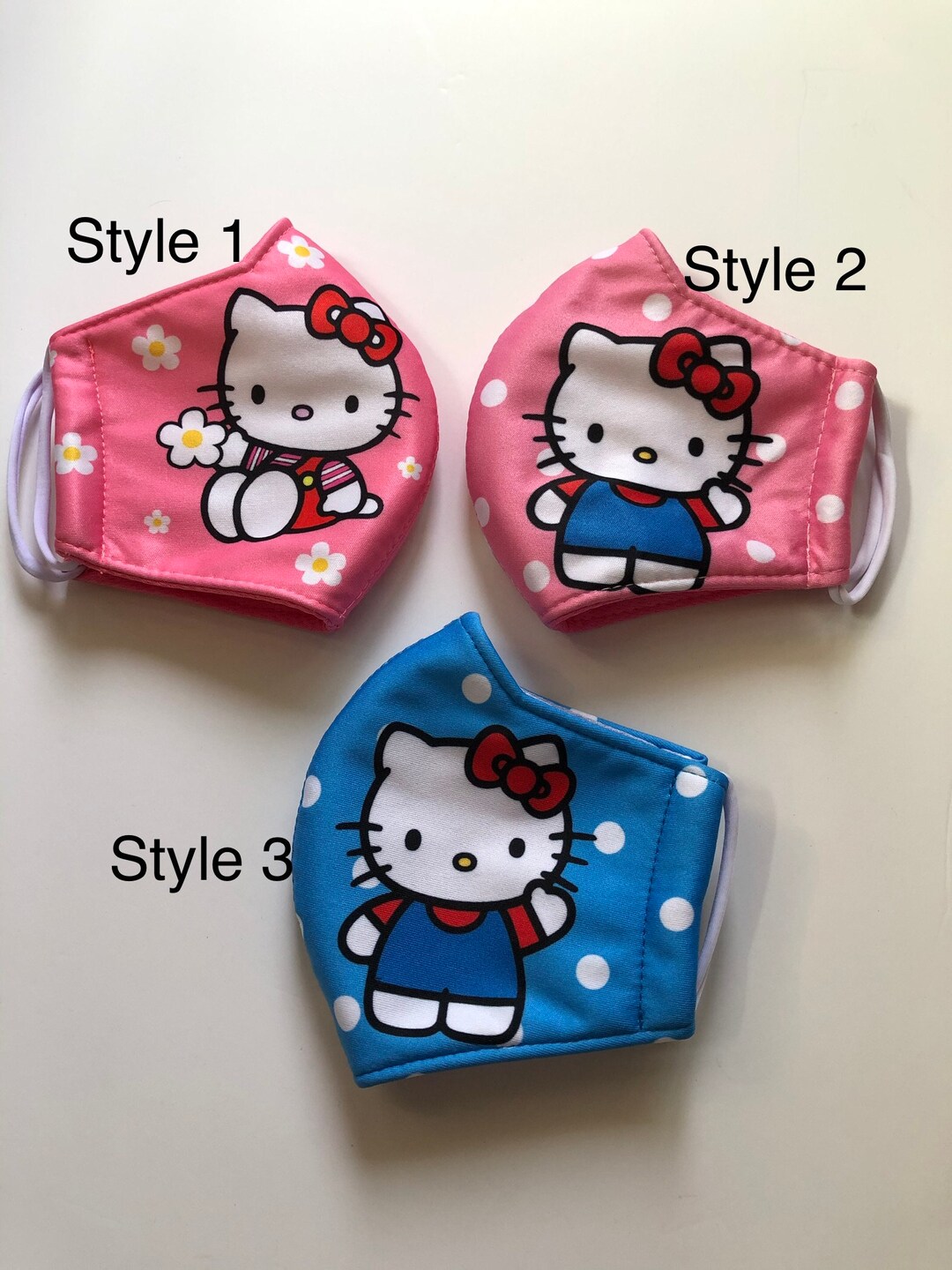 Hello Kitty Face Mask Girl Face Mask, Kid Face Mask, Washable Mask ...