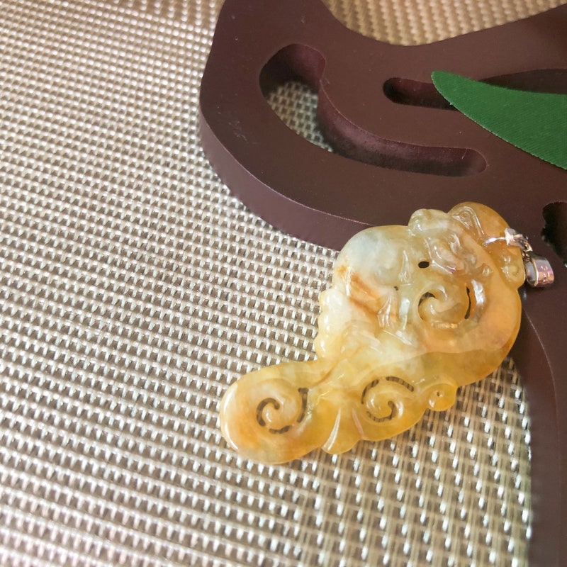 Golden Jade Stone - Etsy