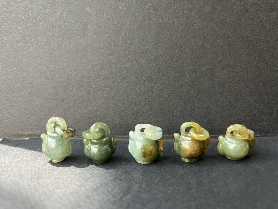 Jade Teapot Set Natural Myanmar Loose Jadeite Petite Teapot - Etsy