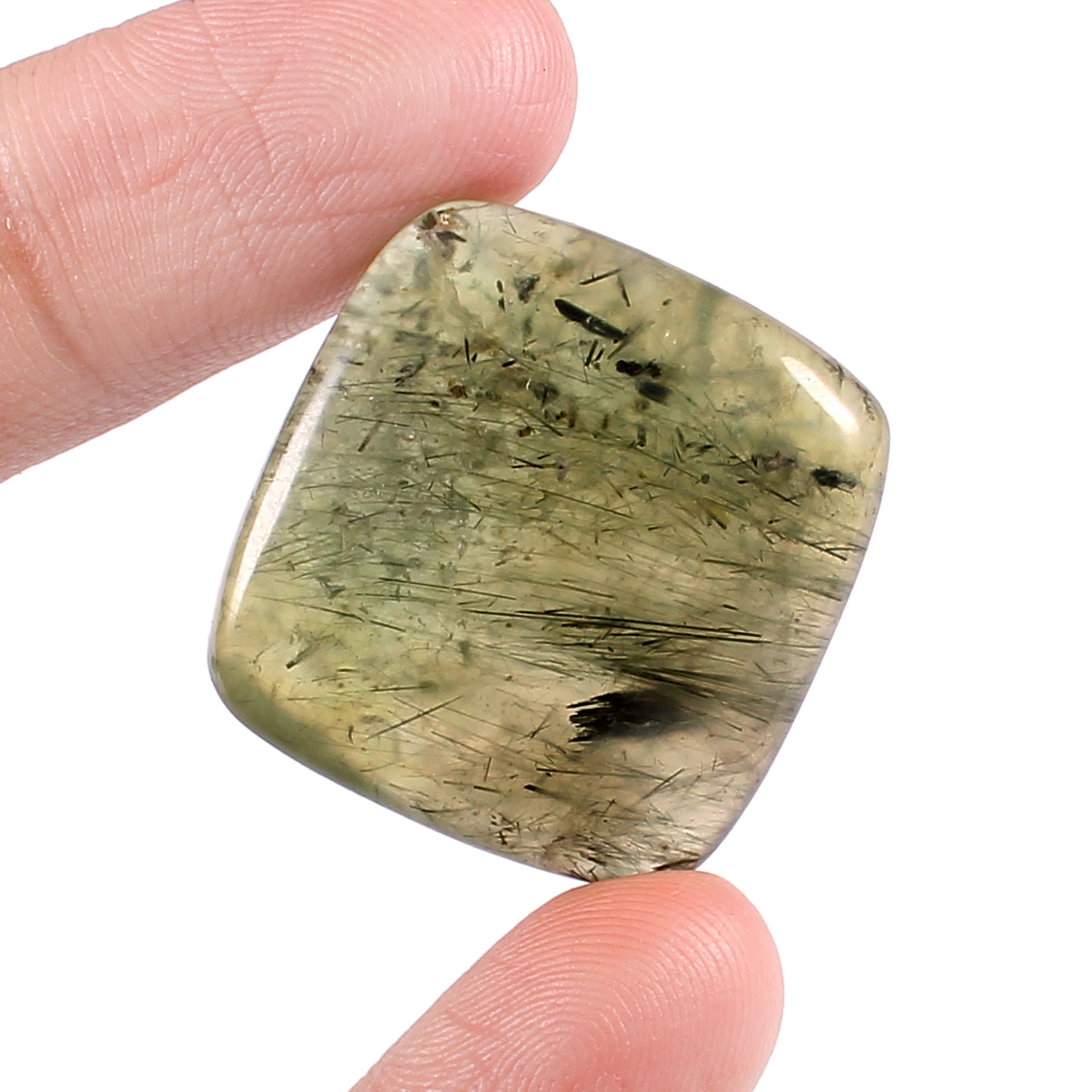 Admirable Prehnite Cabochon. Natural Prehnite Gemstone Square - Etsy
