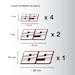 Race Numbers Stickers Decals Graphics Racing Motorcycle Car Karting ...