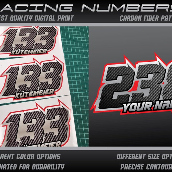 Personalised Stickers Number - Etsy UK