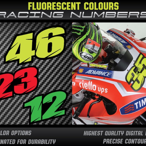 Motorcycle Race Numbers - Etsy