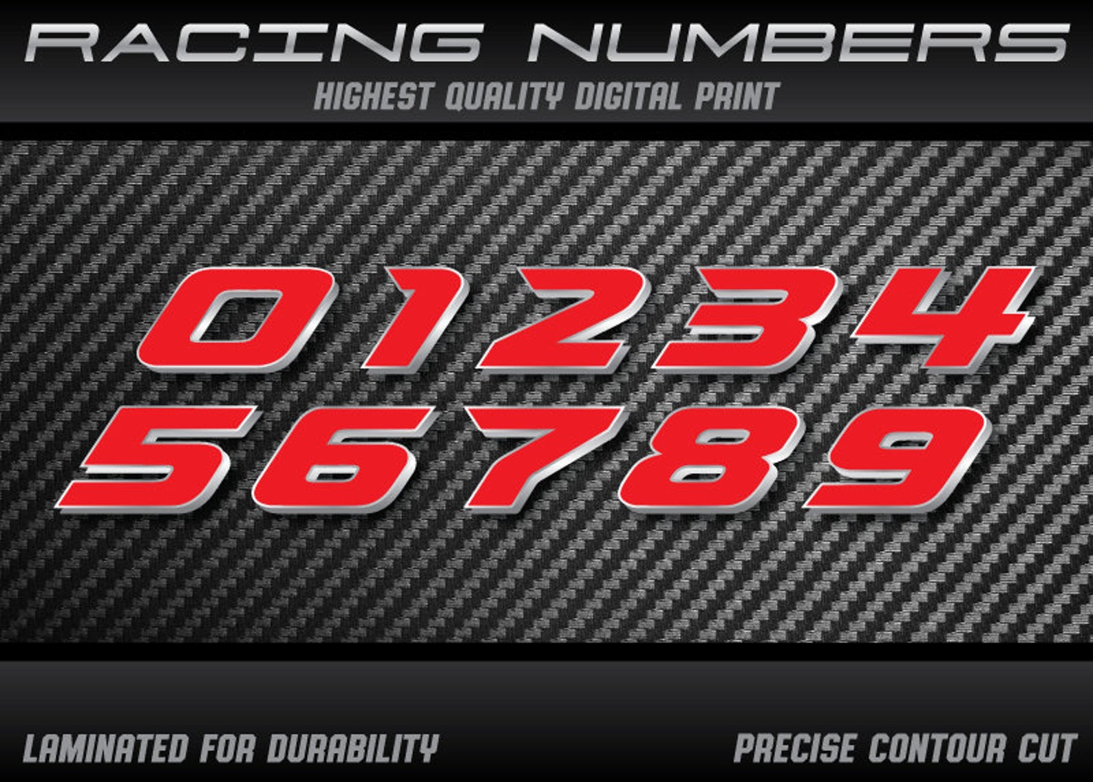 Race Numbers Stickers Decals Graphics Racing Motorcycle Car - Etsy