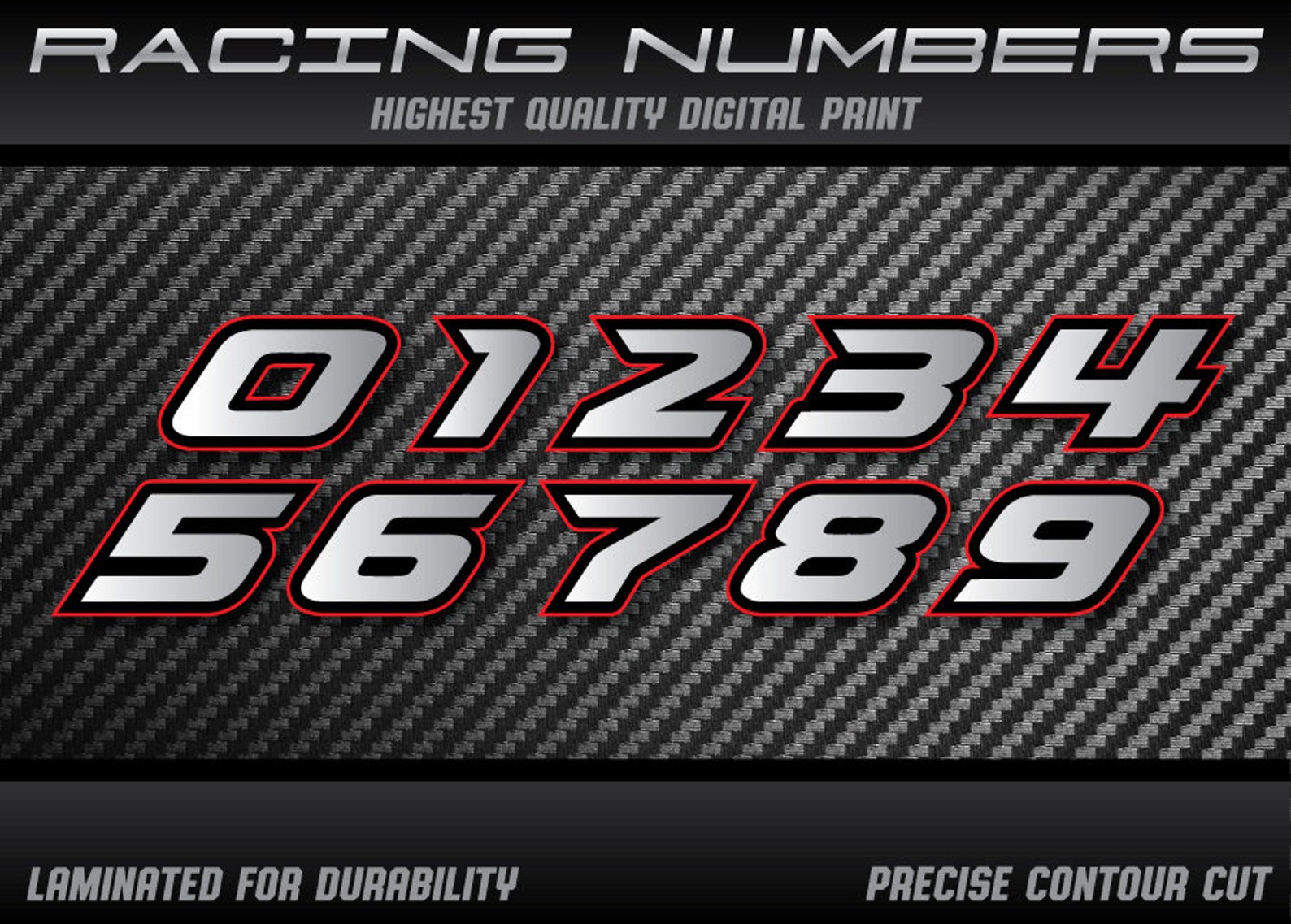 Race Numbers Stickers Decals Graphics Racing Motorcycle Car - Etsy