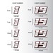 Race Numbers Stickers Decals Graphics Racing Motorcycle Car Karting ...