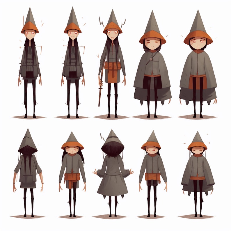 14 Inch Square Cartoon Characters for Paper & Craft Printing Affinity ...