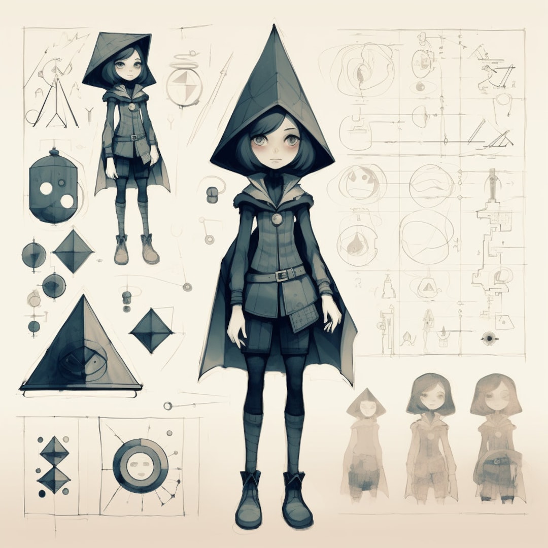 14 Inch Square Cartoon Characters for Paper & Craft Printing Affinity ...