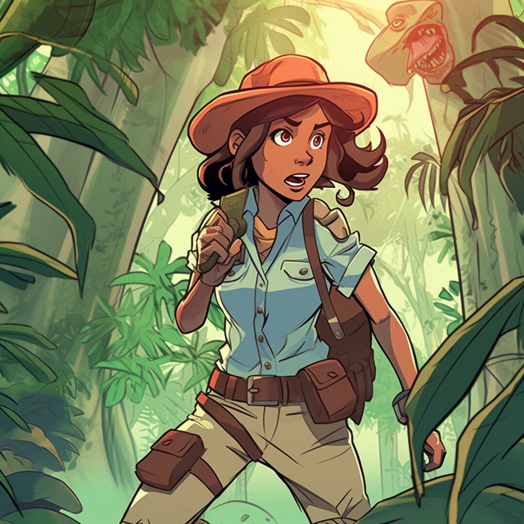 14 Inch Square Cartoon Characters for Paper & Craft Printing Affinity ...