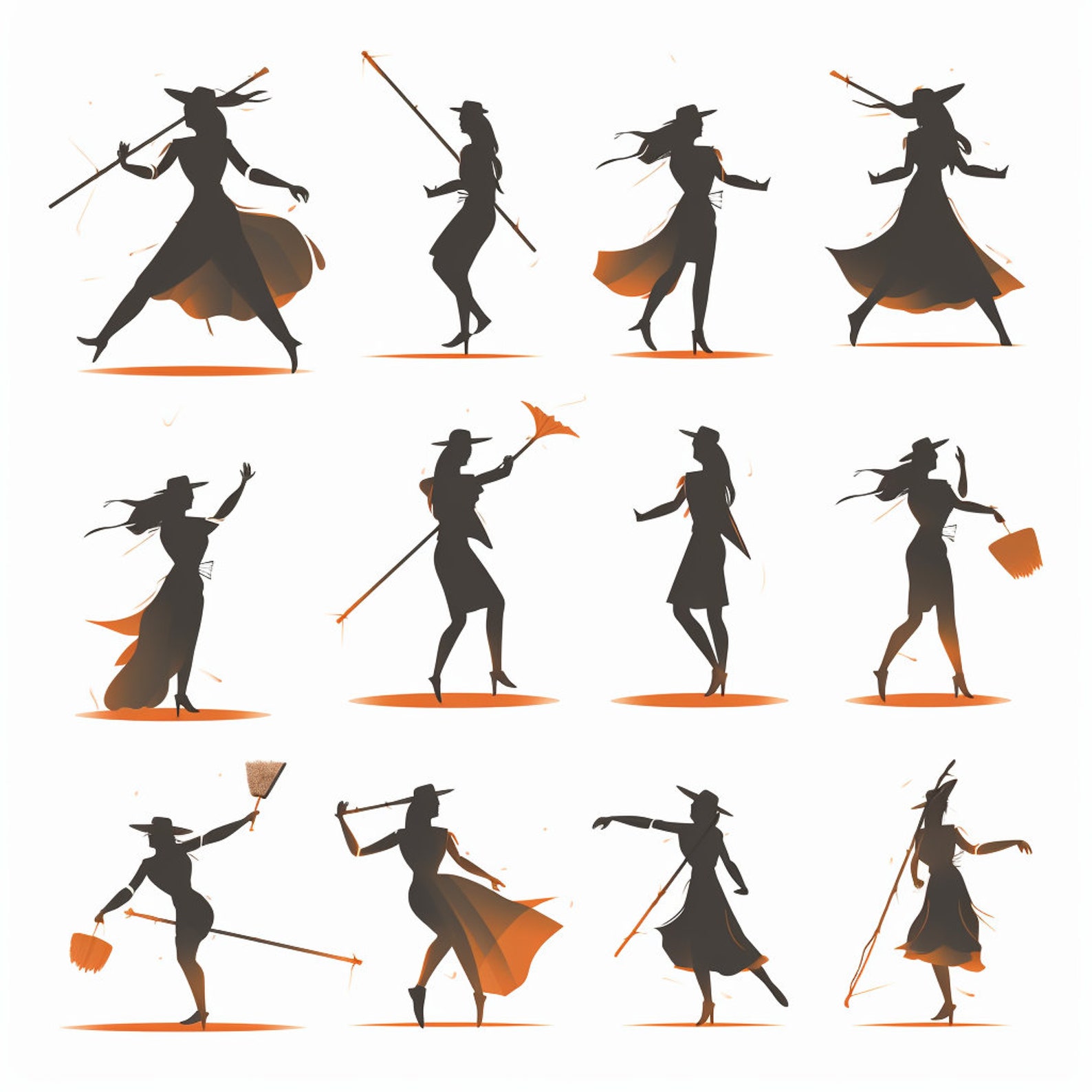 14 Inch Square Cartoon Characters for Paper & Craft Printing Affinity ...