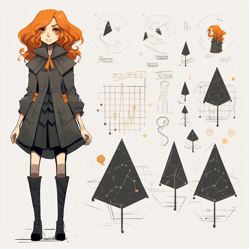 Cartoon Character Illustrations for Craft Projects (digital Download ...