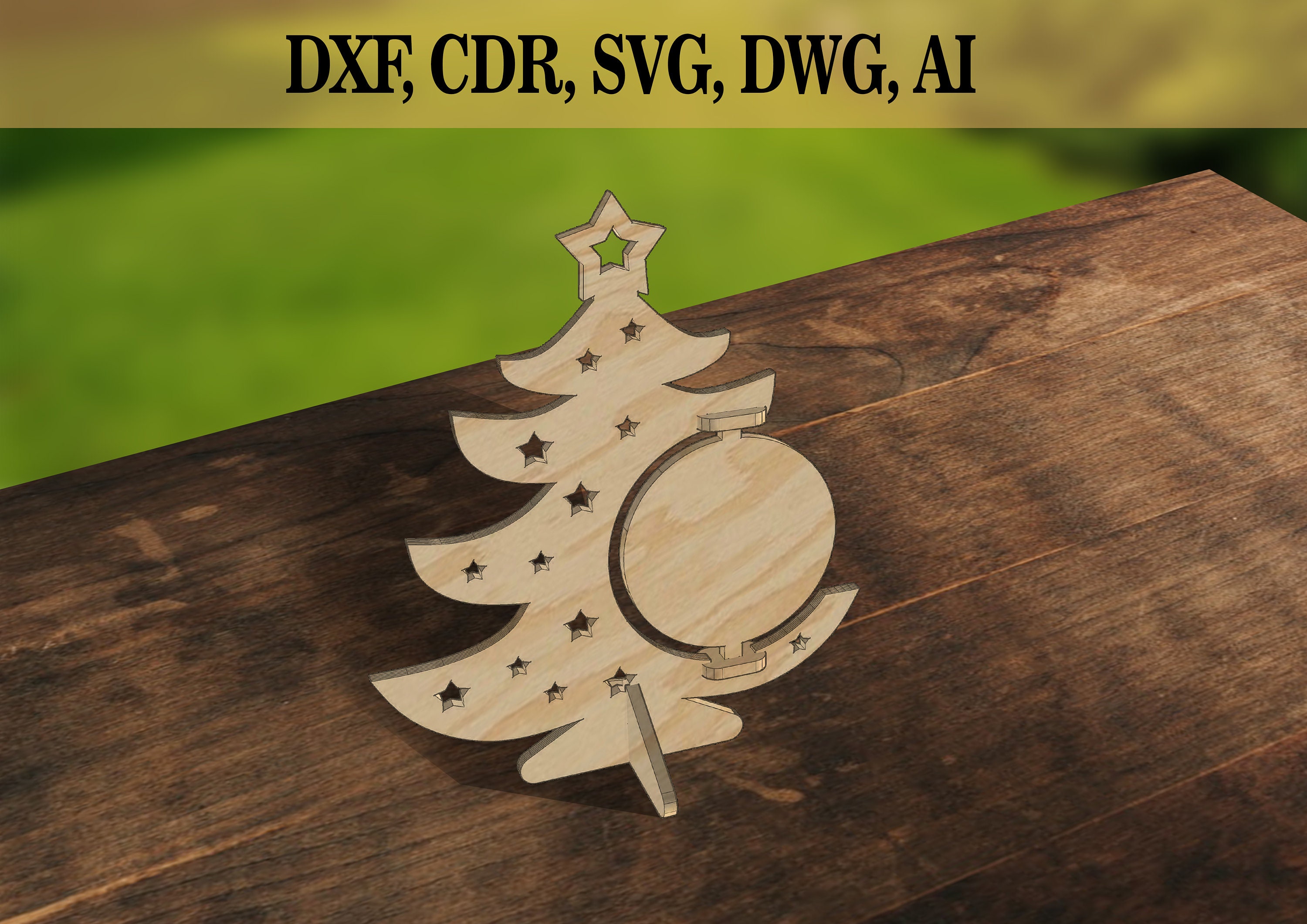 DT11 - Laser Cut Project for Miniature Christmas Tree - Etsy
