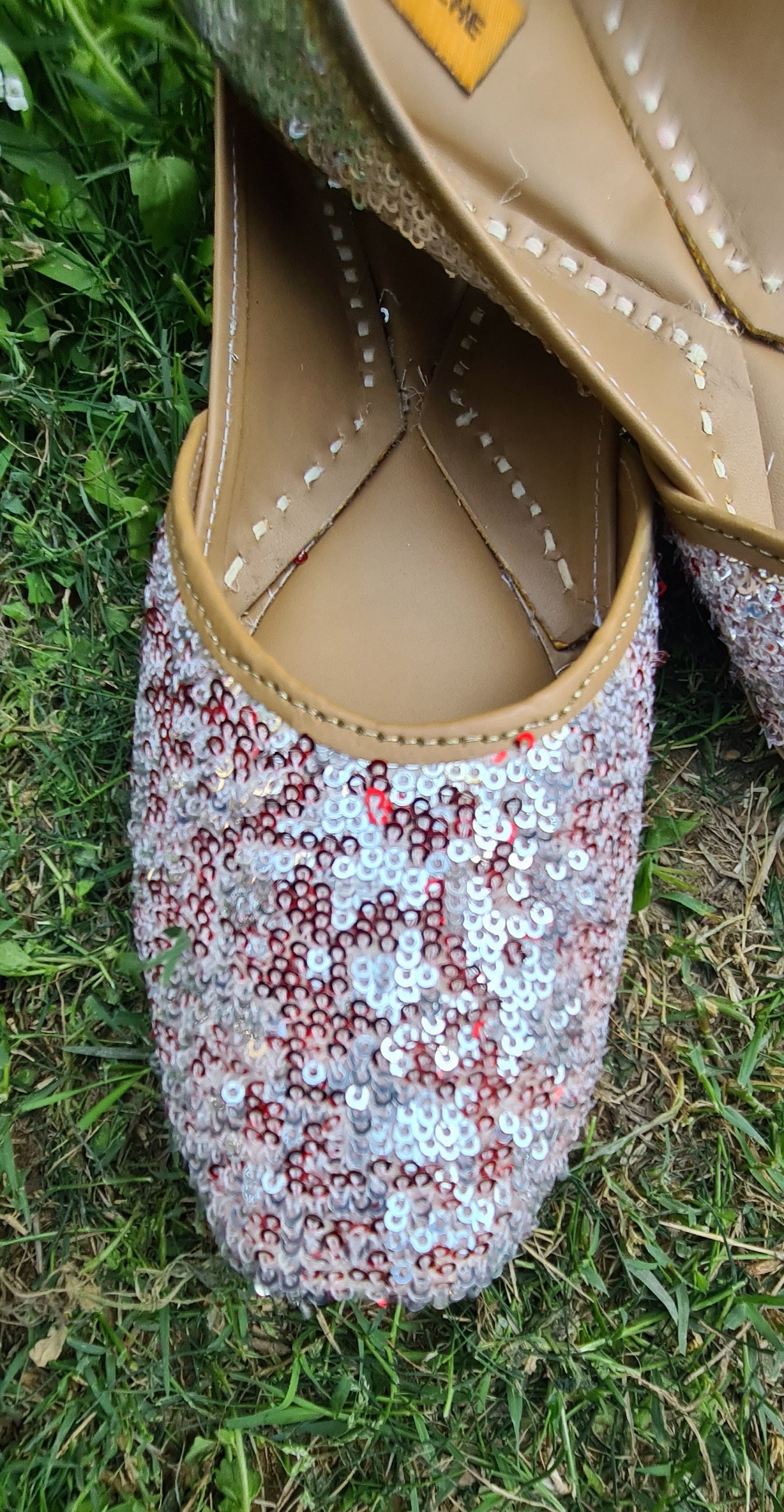 Silver Sequin Women's Ballet Flats Wedding / Bridal - Etsy