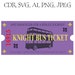 DOWNLOAD Wizard Knight Bus Ticket SVG, Vector, Printable, Customizable ...