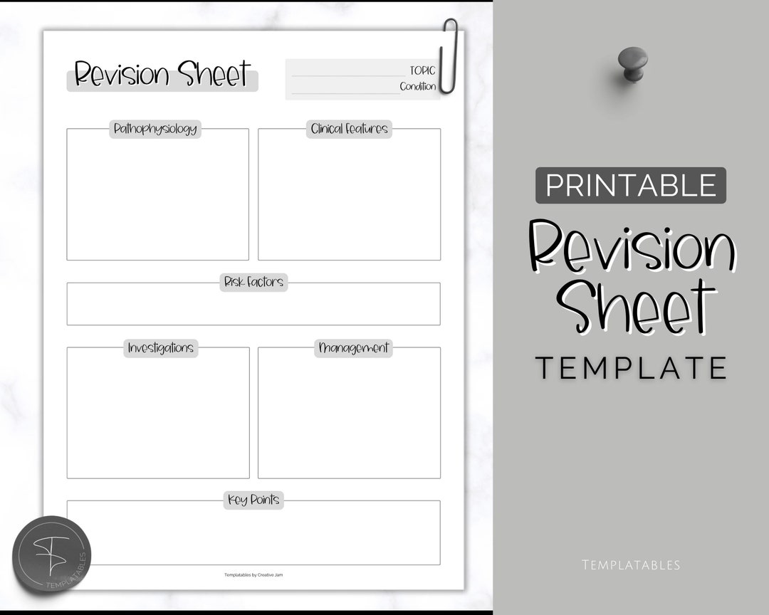 Medicine Revision Sheets, Nursing School, Medical & Nursing Students ...