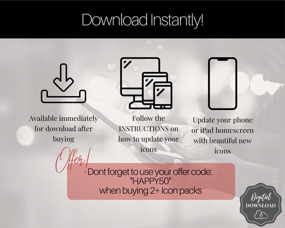 Paper Home Screen Icon & Widget App Icon Covers Fall Aesthetic iOS 14 ...