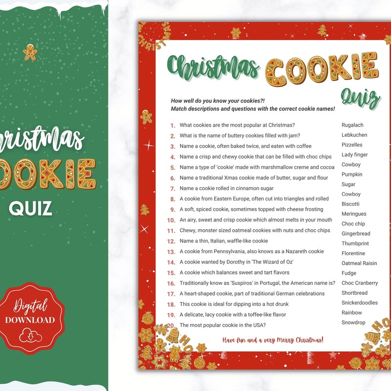 Cookie Exchange Game - Etsy