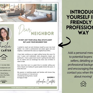 Realtor Introduction Letter, Real Estate Agent Template, New Agent ...