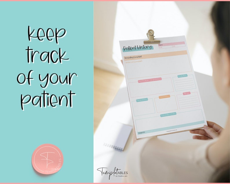 Patient History Sheet Printable Medical History Patient - Etsy