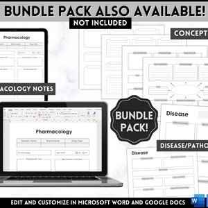 EDITABLE Nursing Patho Disease Template, Pathophysiology, Nurse Study ...