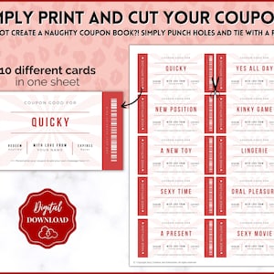 Sex Coupons, 70+ Naughty Coupon Book, Sexy Coupons Coupon Book, Kinky ...